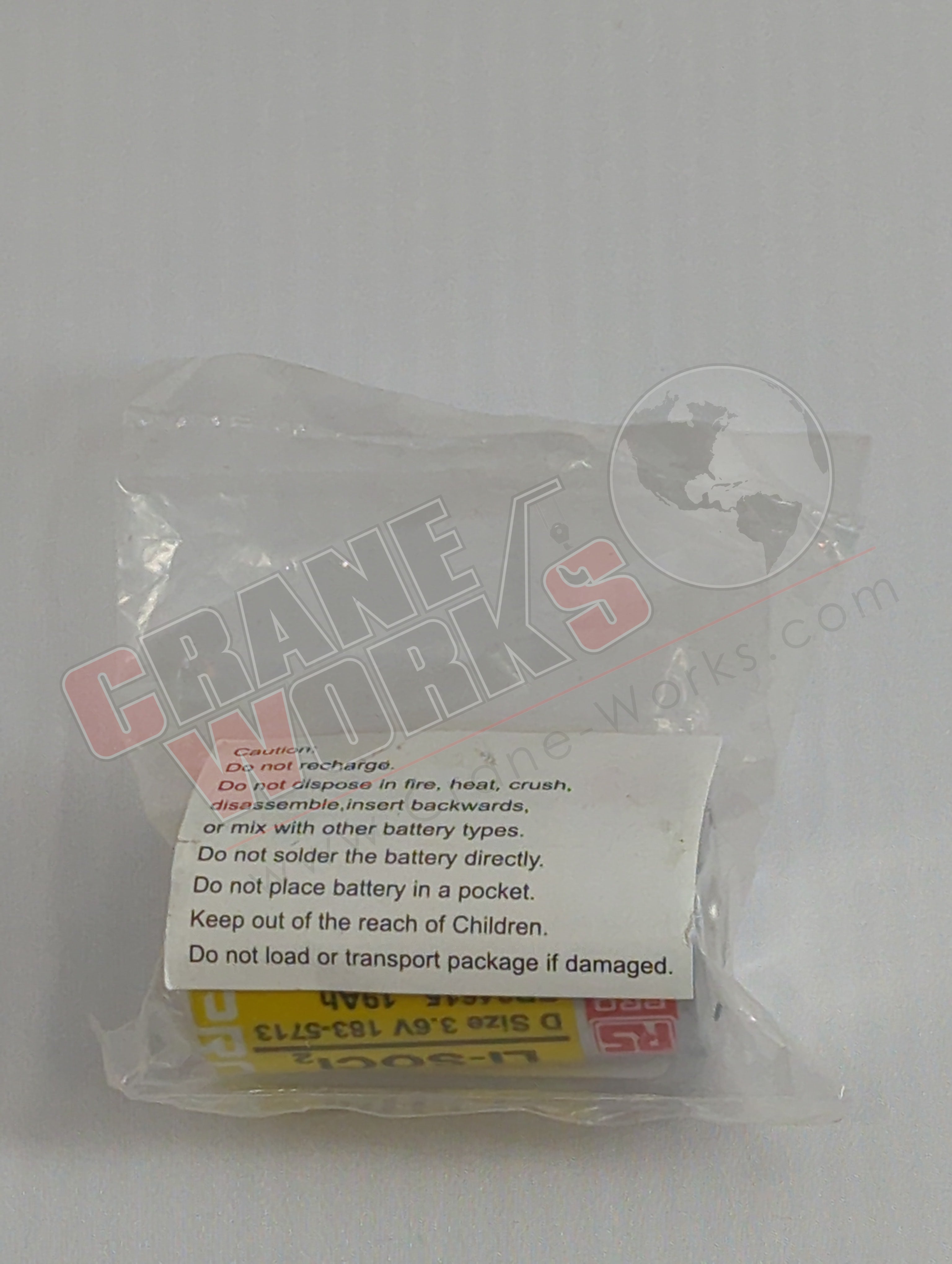 1835713 | New D Batt 3.6V Lith – CraneWorks