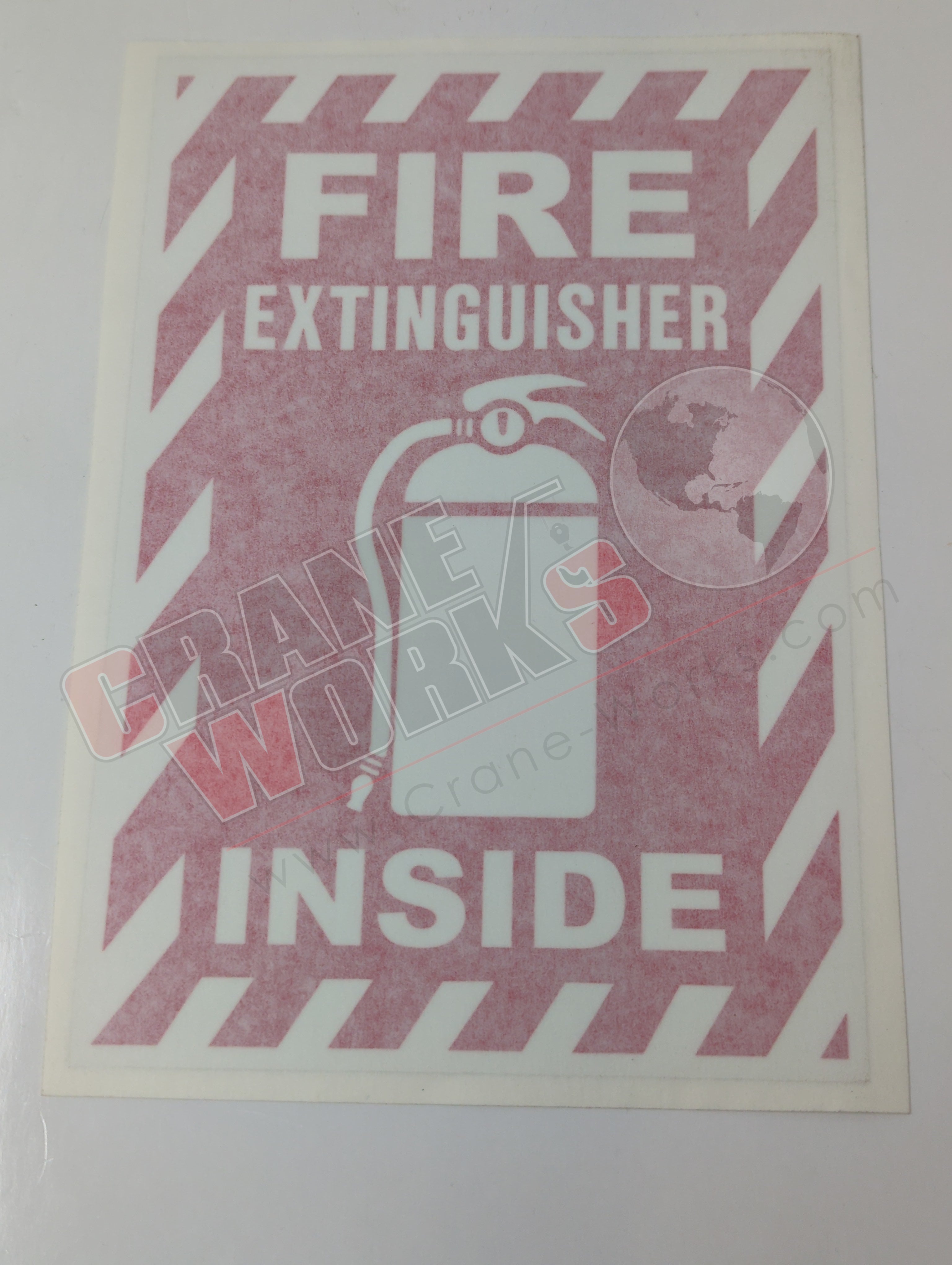 FIRE EXT INSIDE | New Fire Extinguisher Inside Decal – CraneWorks