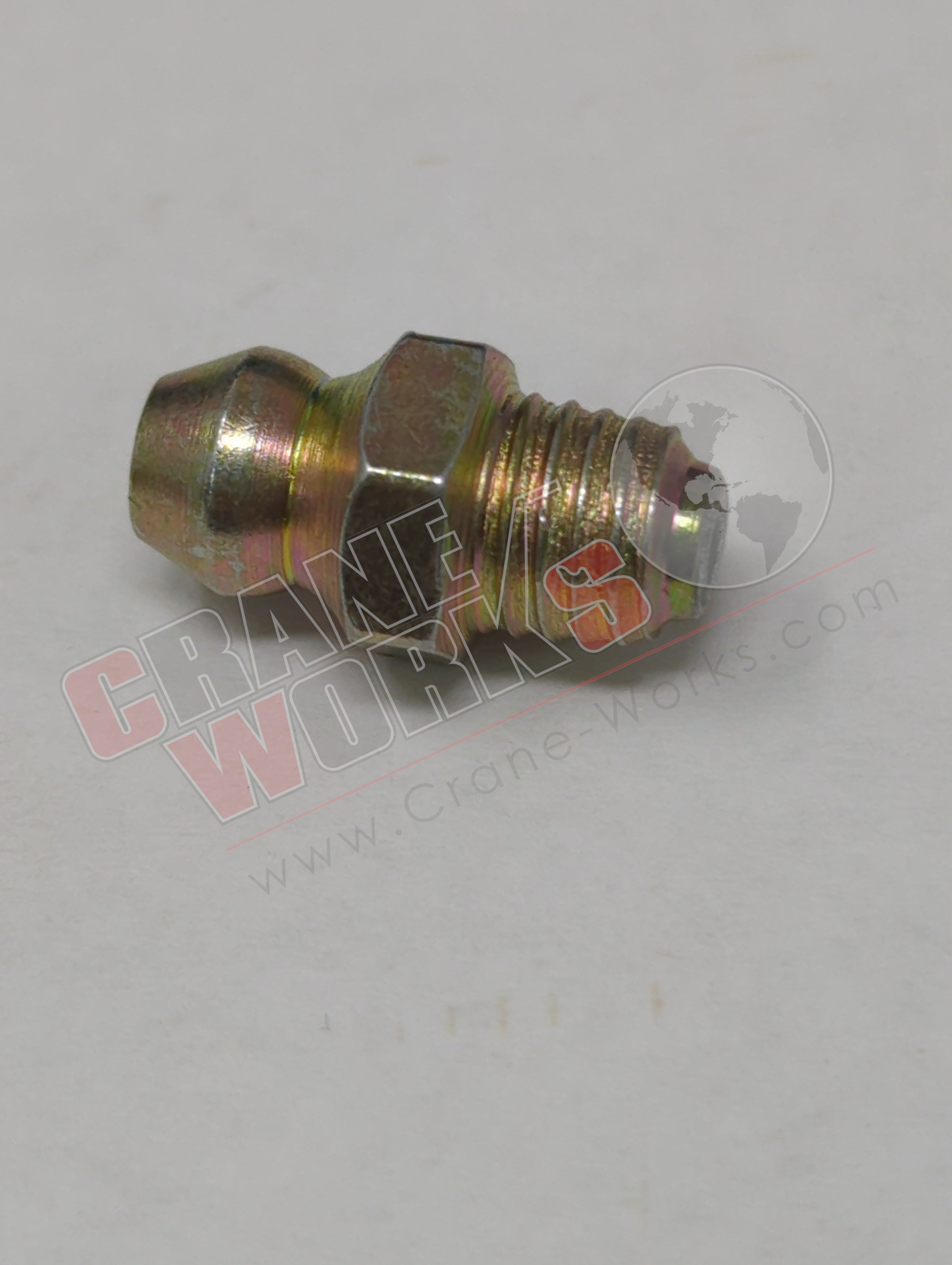7597 | New Grease Ftng 1/4 Taper Thd Strght (41520 1/4-28) – CraneWorks