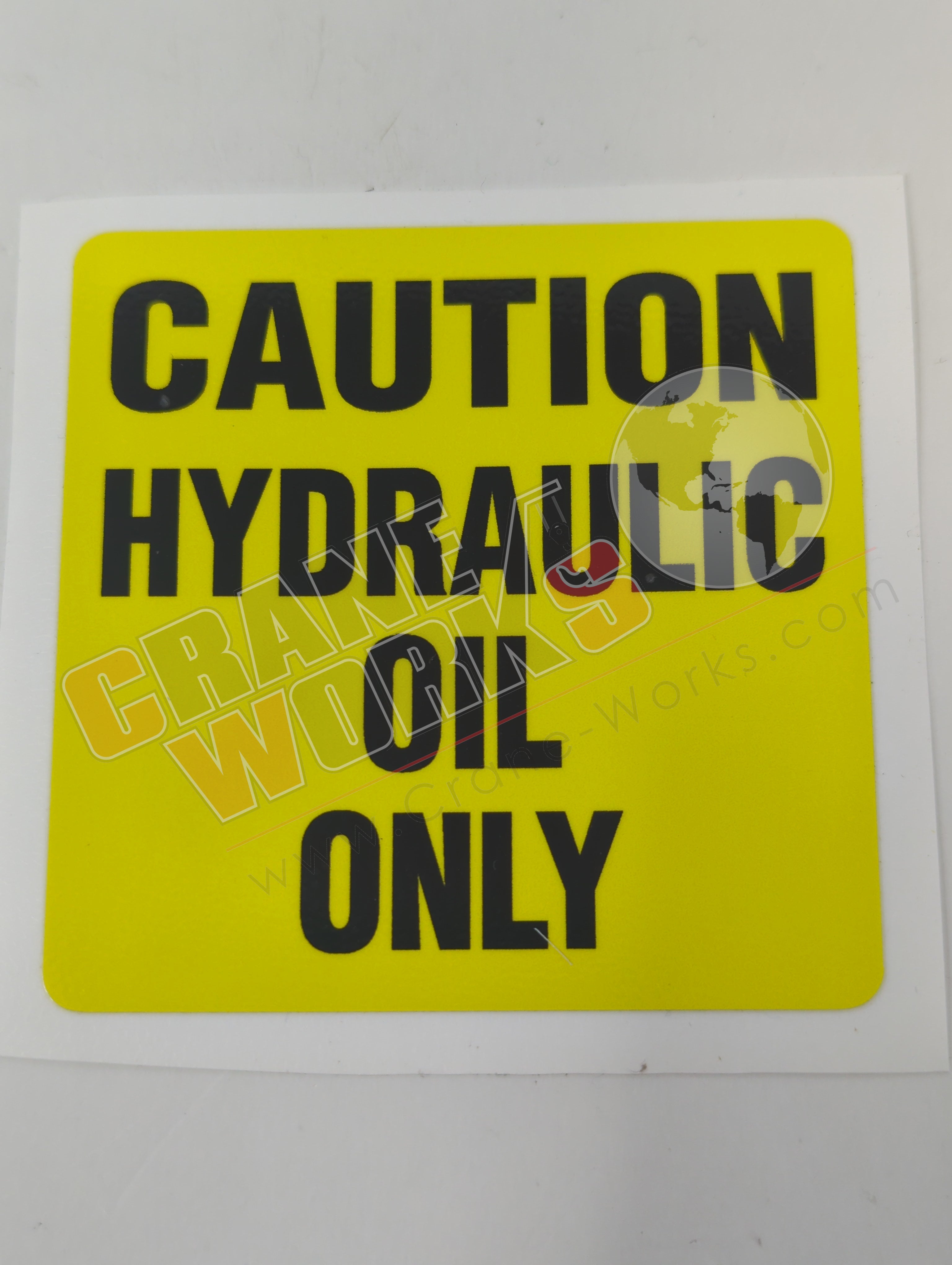 HYDRAULIC ONLY 4" | New Label – CraneWorks