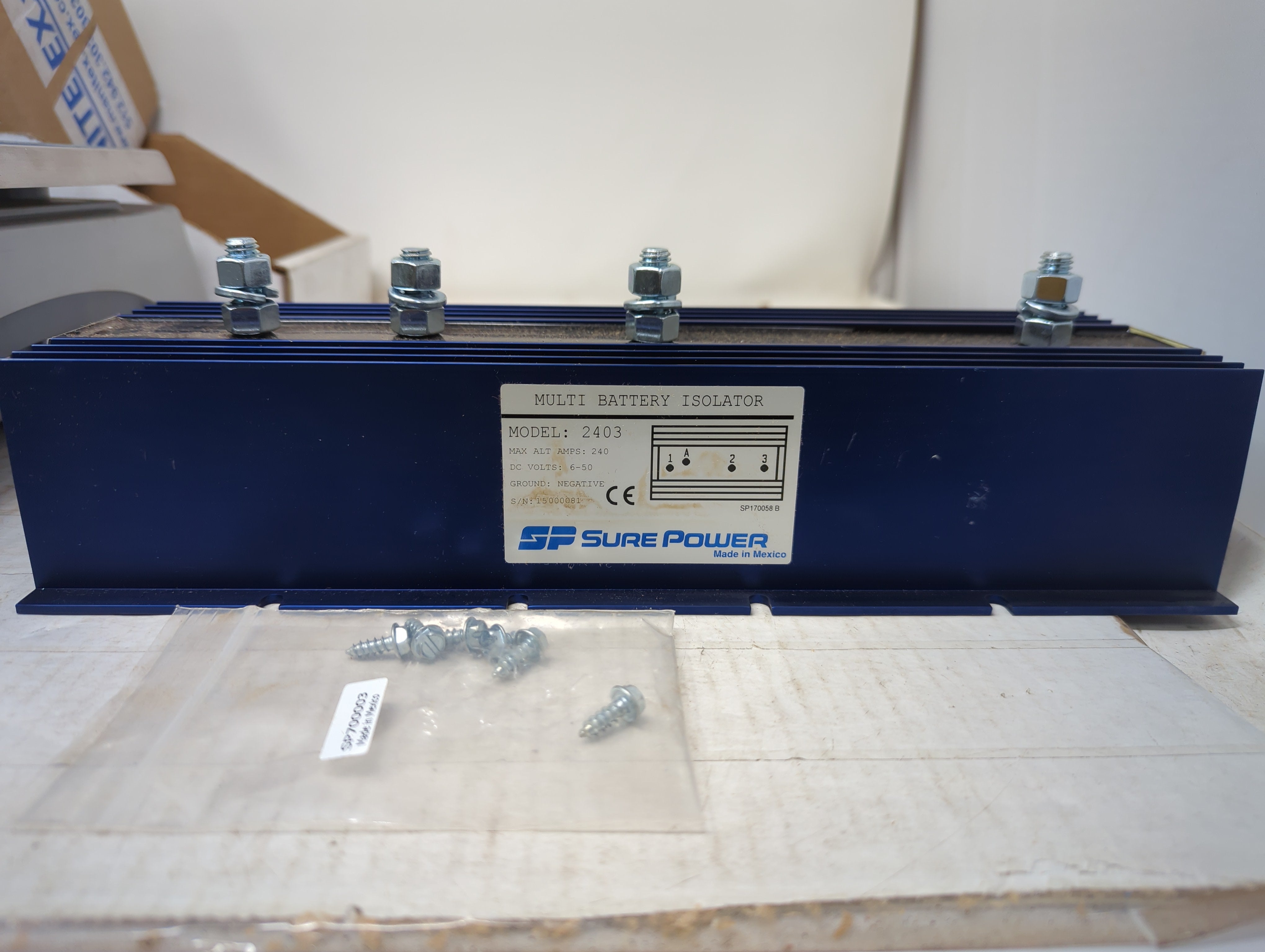 2403 | New Multi-Battery Isolator 240 Amp – CraneWorks