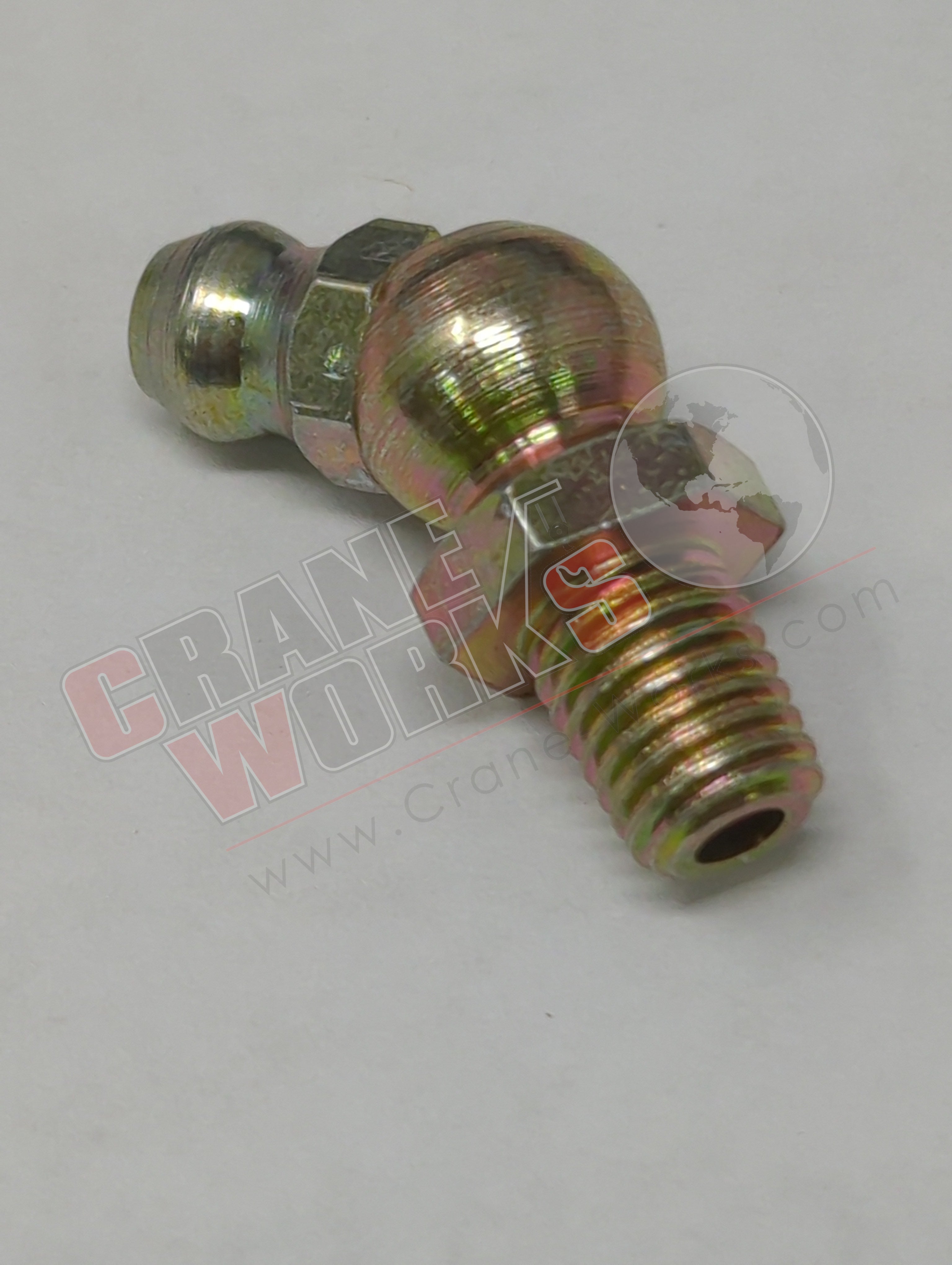 MP7580 | New Grease Fitting 1/4 Taper Thd 45 Degree (41508) – CraneWorks