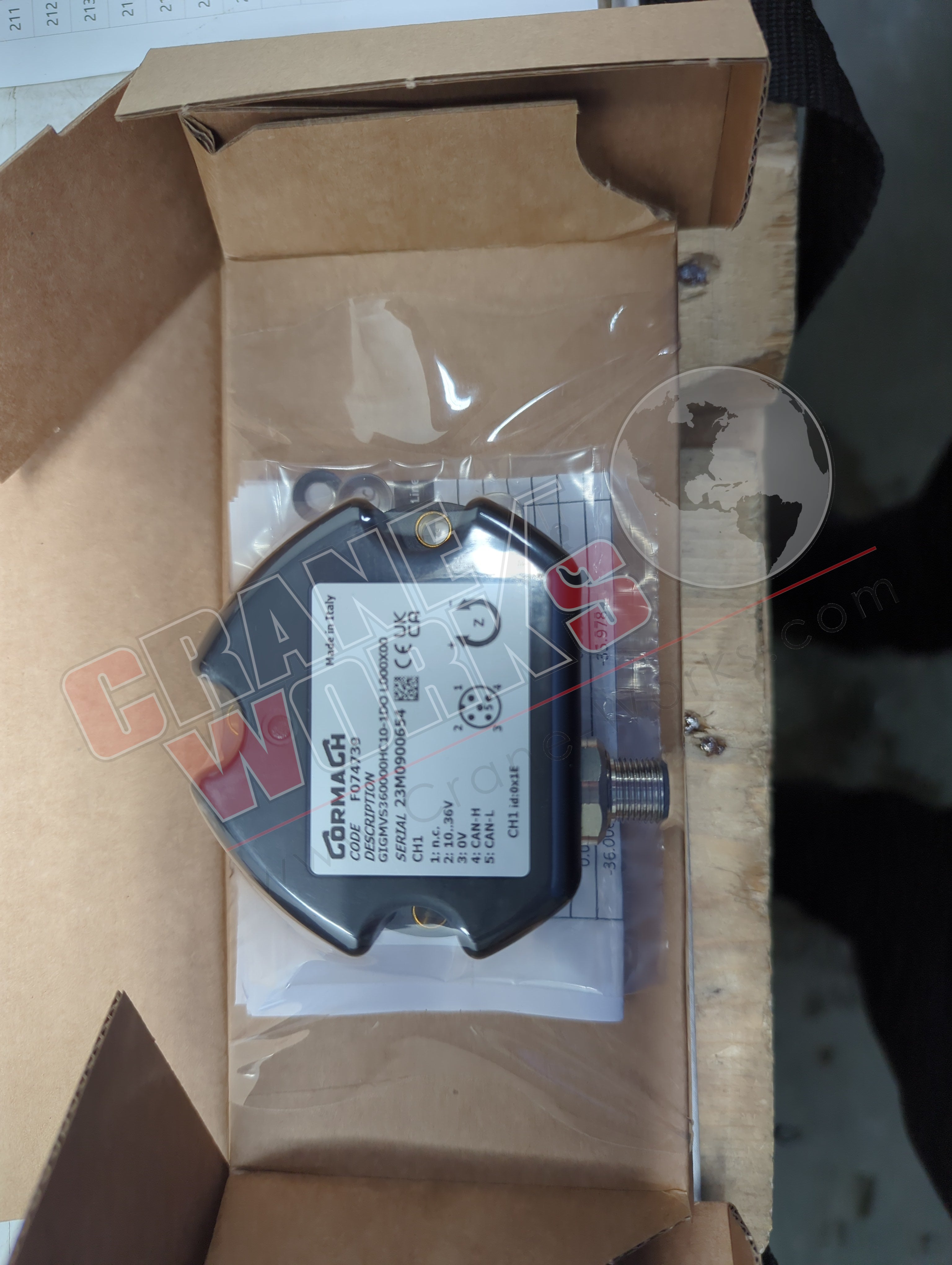 09190407 | New Main Boom Angle Sensor – CraneWorks