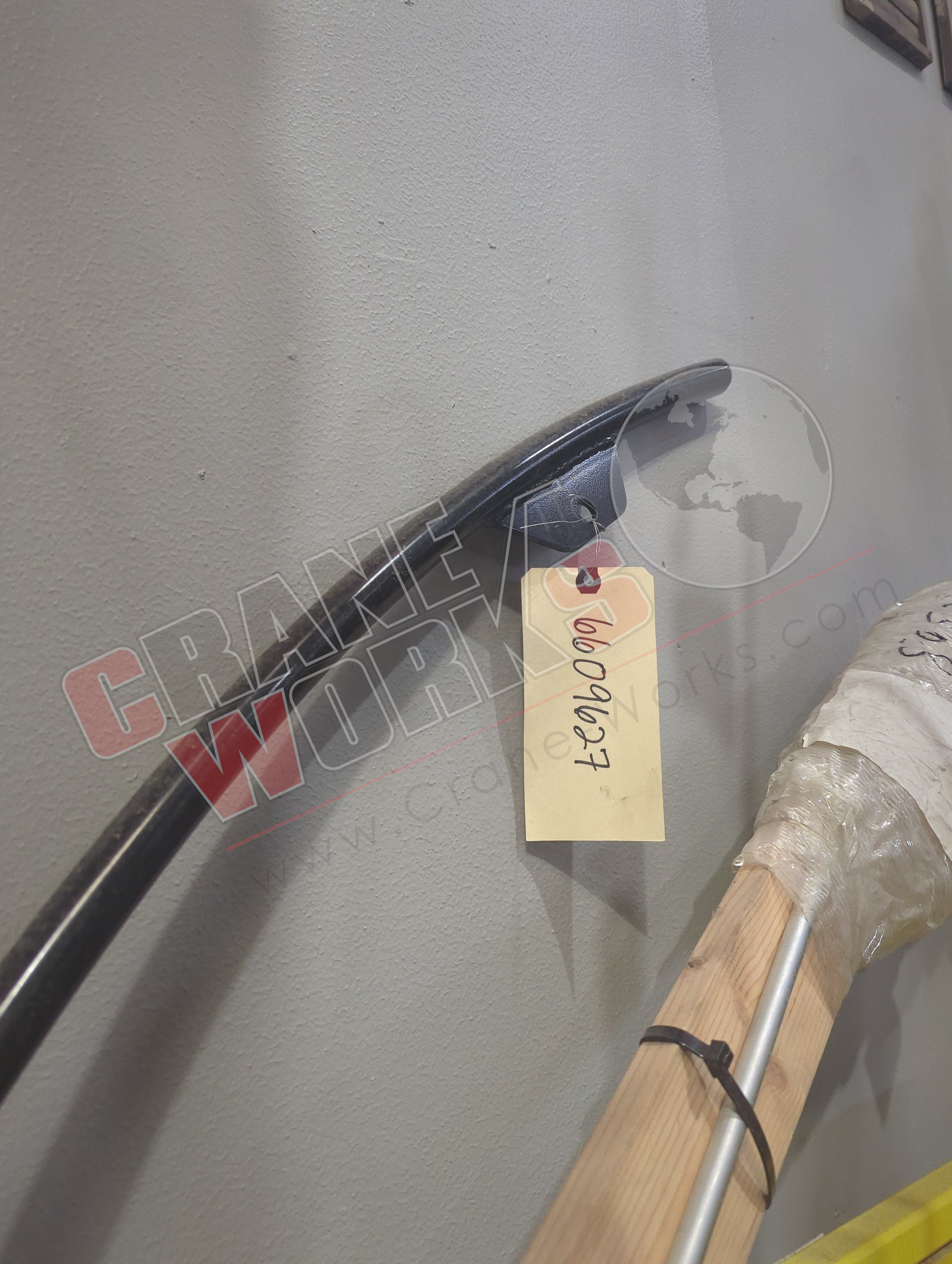 6609627 | New Cab Handrail Long Curved Tube – CraneWorks