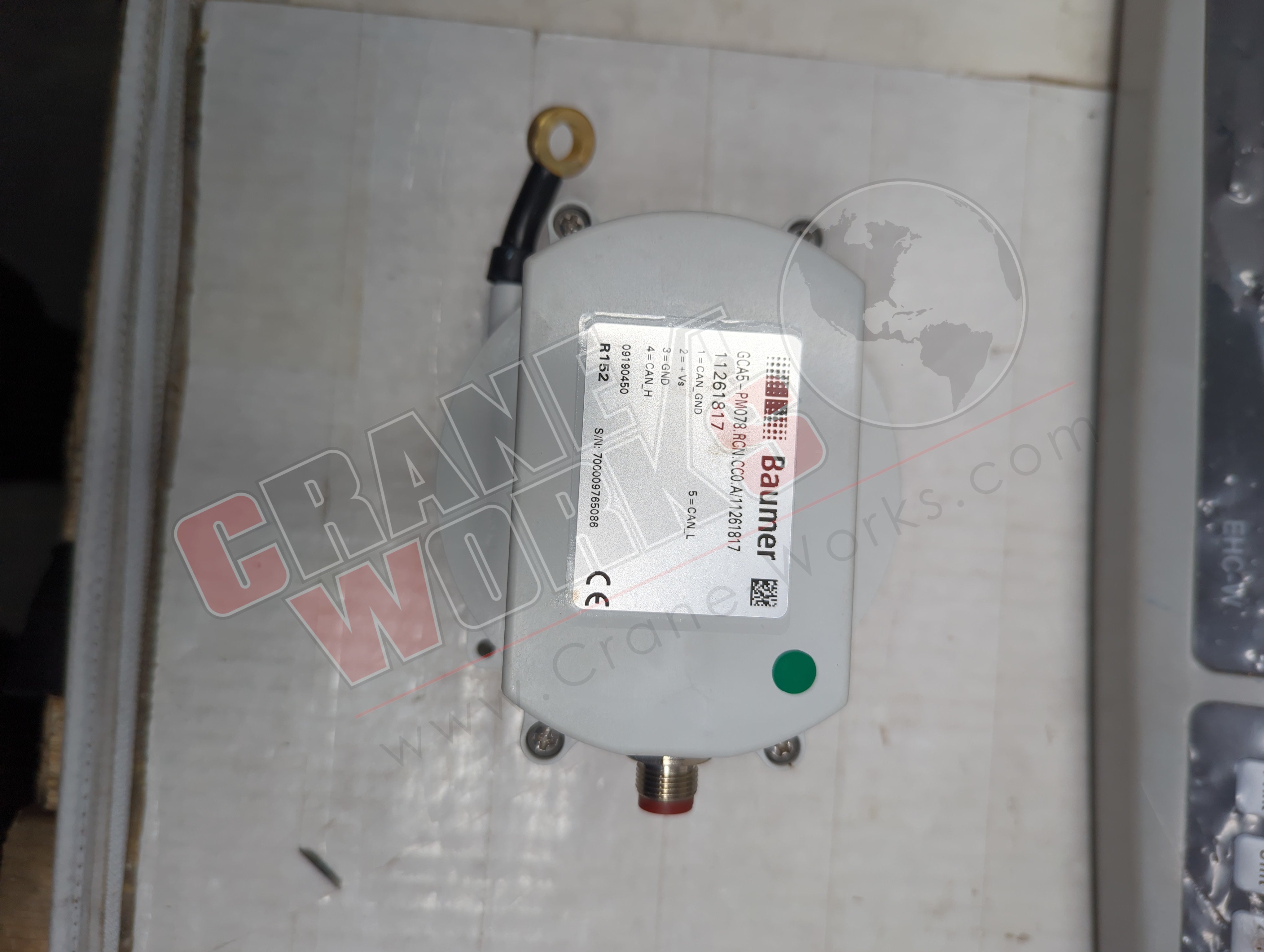 09190450 | New Length Transducer Extension Rear Right Stab – CraneWorks