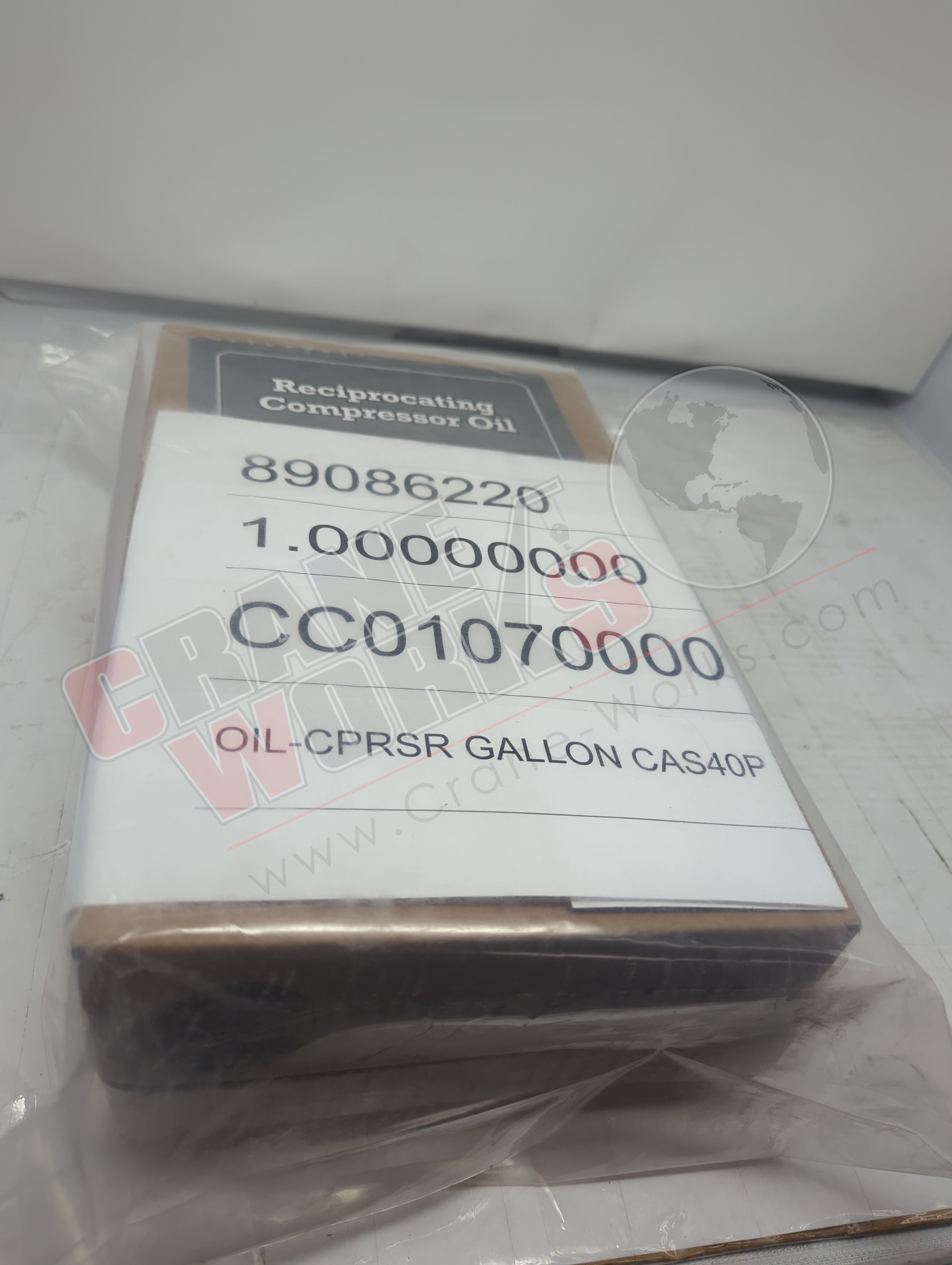 89086220 | New Oil - Cprsr Gallon Cas40P – CraneWorks