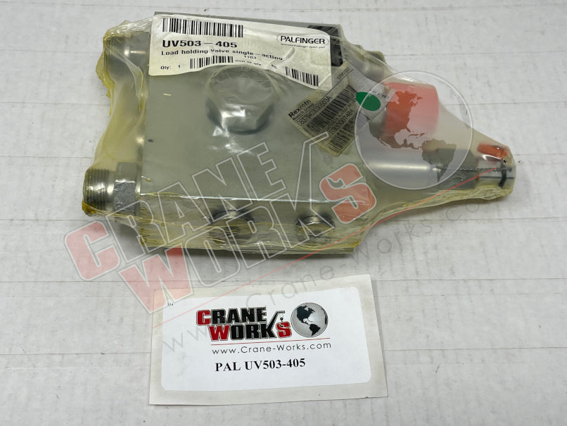 UV503-405 | NEW HOLDING VALVE – CraneWorks